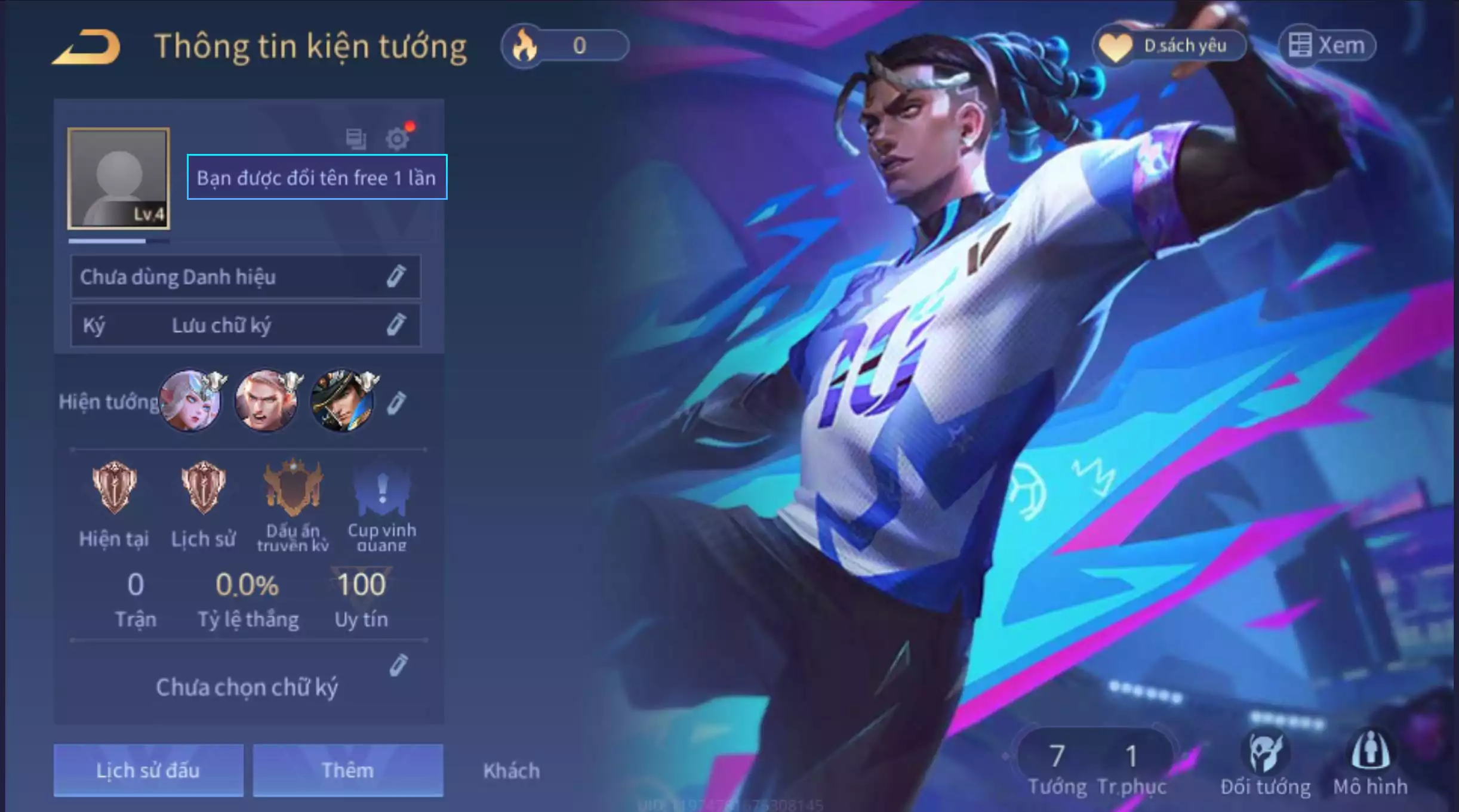 Acc #18384: SALE: Raz bảo vũ cuồng lôi, trắng thông tin, giá 1,500,000 đ