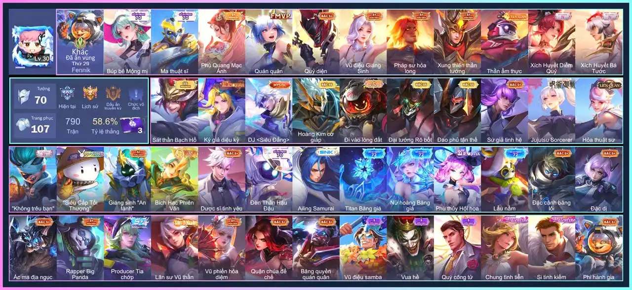 Acc #51499: Maloch Đại Tướng Robot, Enzo Sát thần Bạch Hổ, Bijan Hoàng ...