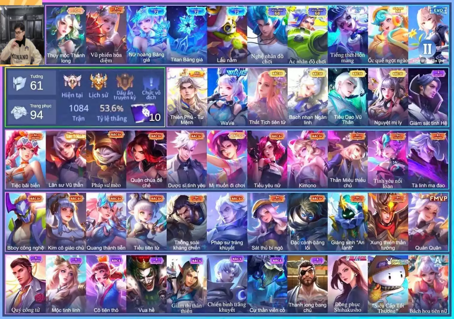 Acc #64593: Liliana WaVe, Bolt Baron Thiên Phủ - Tư Mệnh, Tulen Tiêu ...